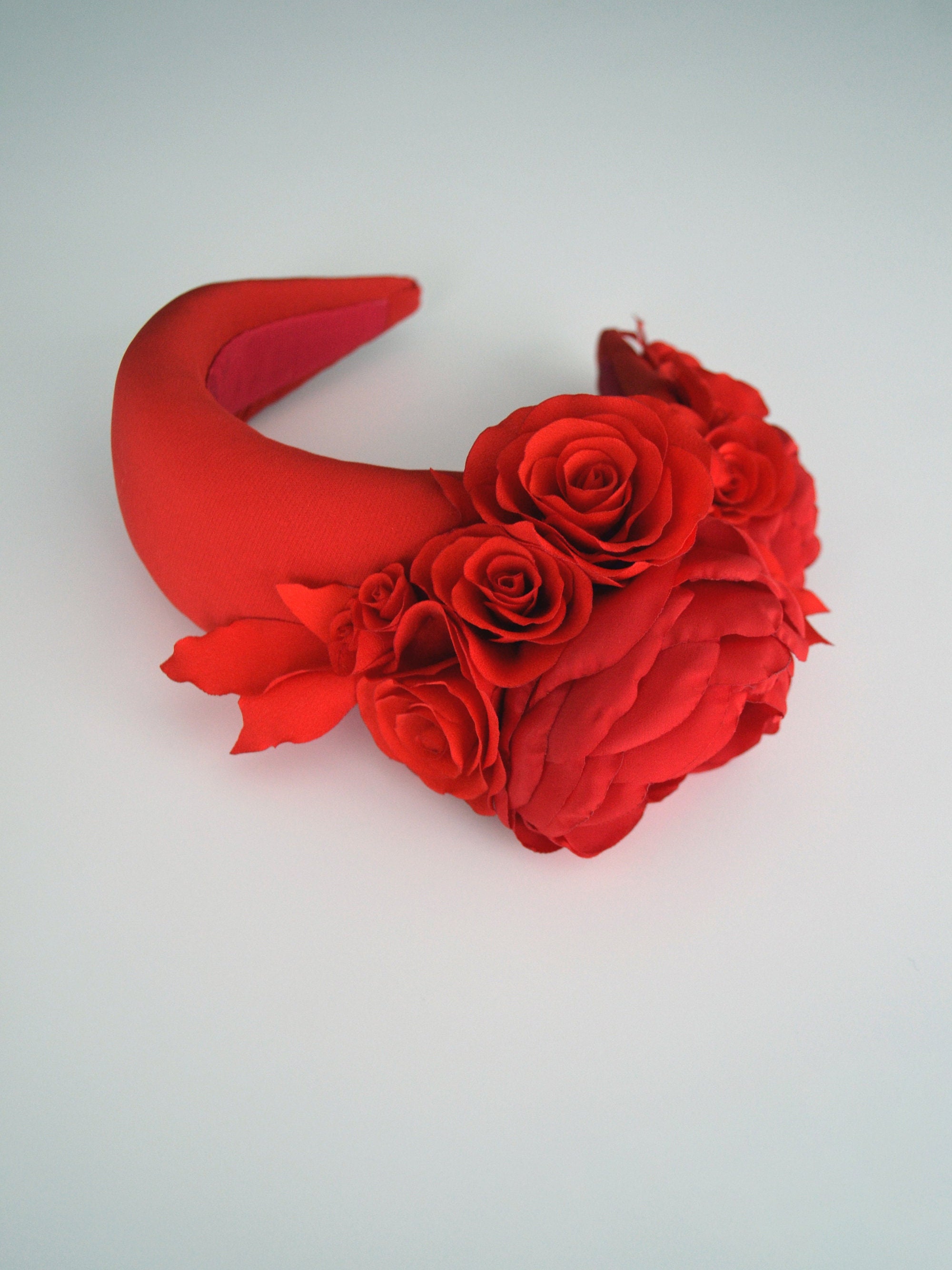 Red Rose Fascinator Hat for Wedding Guest Inspired by Kate Middleton ...