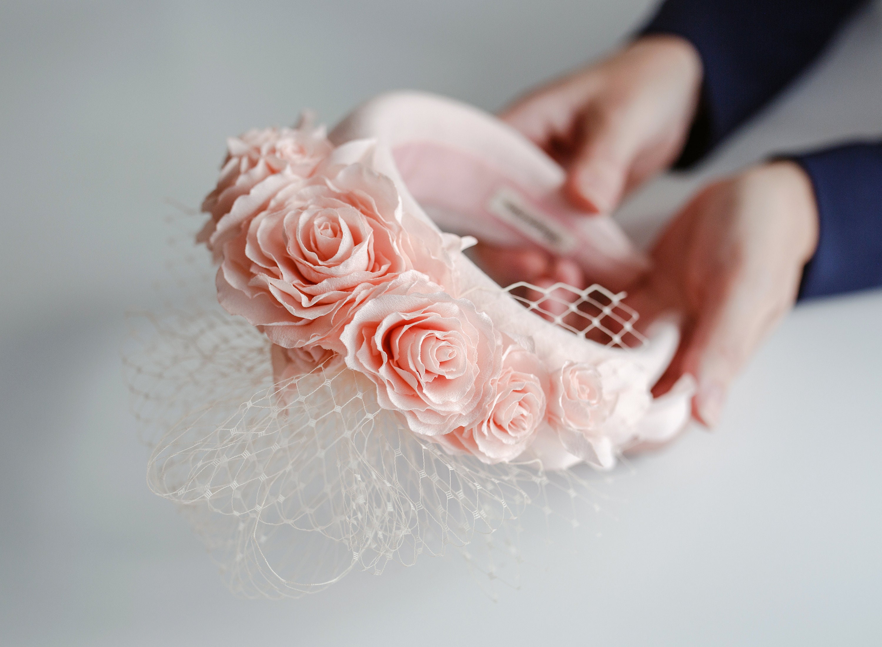 Halo Crown Headband for Wedding Guest Inspired by Kate - Etsy