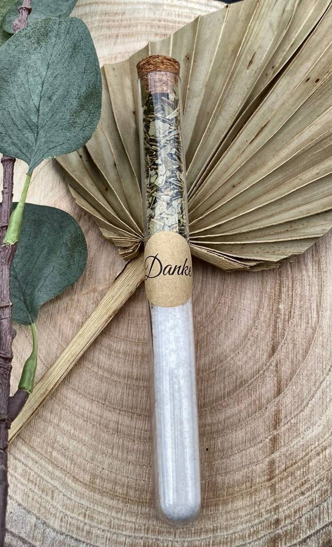 GIFT thank You Bath Salts With Eucalyptus Test Tube - Etsy