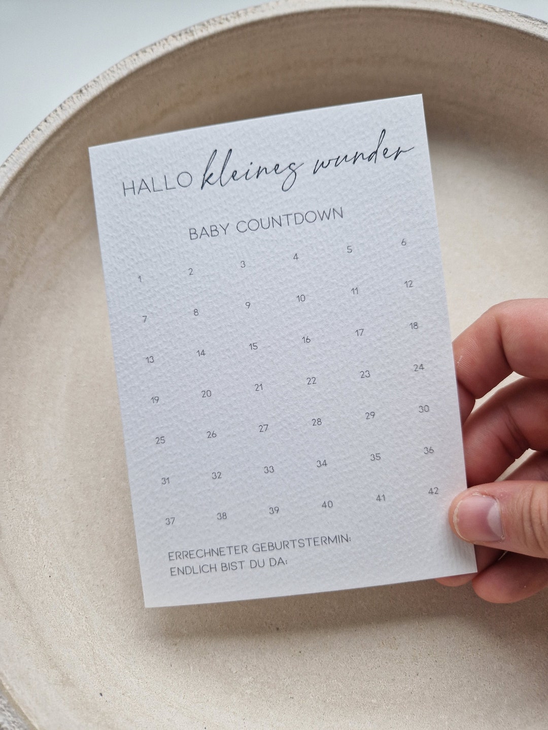 LITTLE MIRACLE Baby Pregnancy Map Baby Countdown Birth Weeks of ...