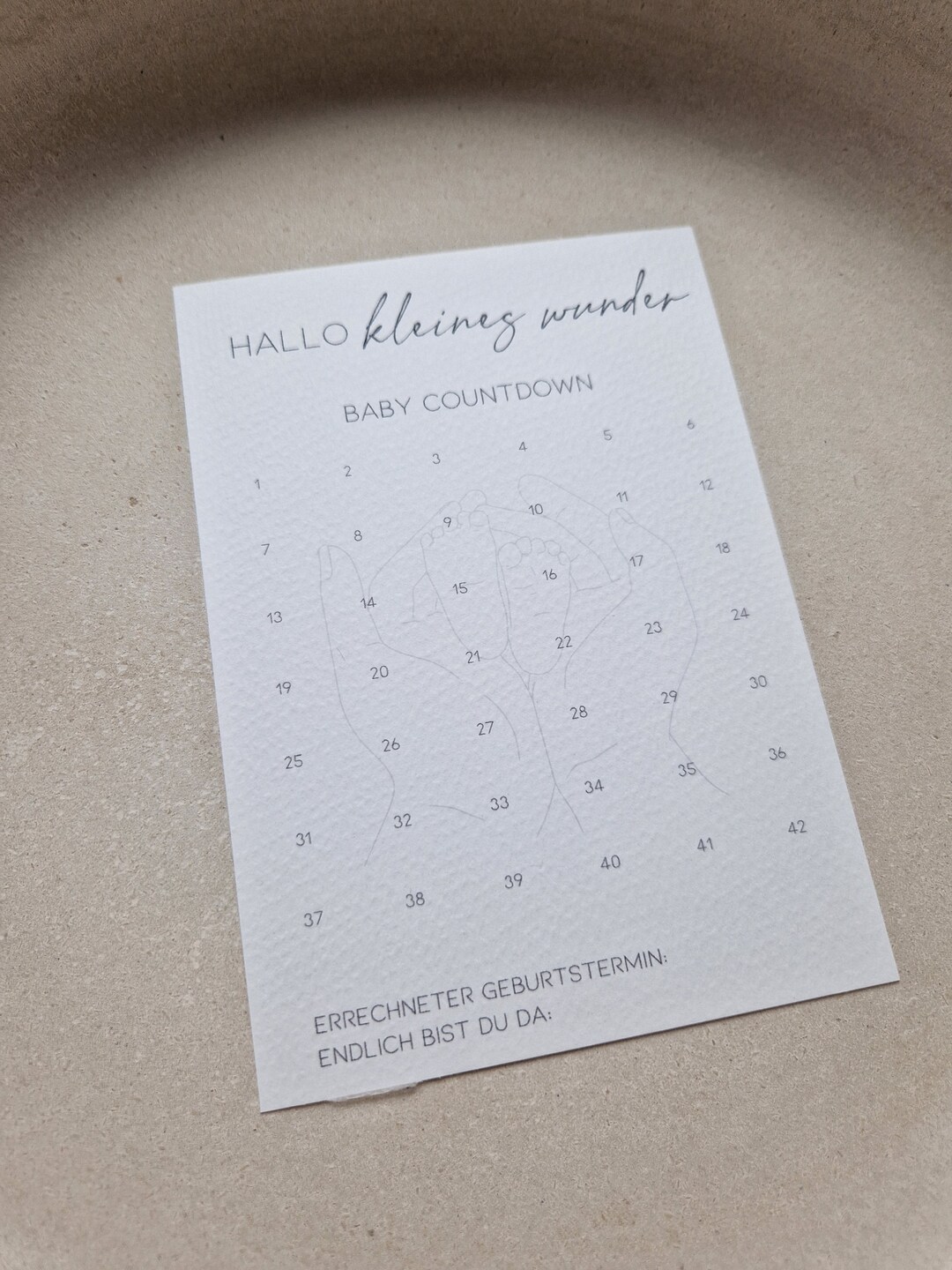 LITTLE MIRACLE Baby Pregnancy Map Baby Countdown - Etsy