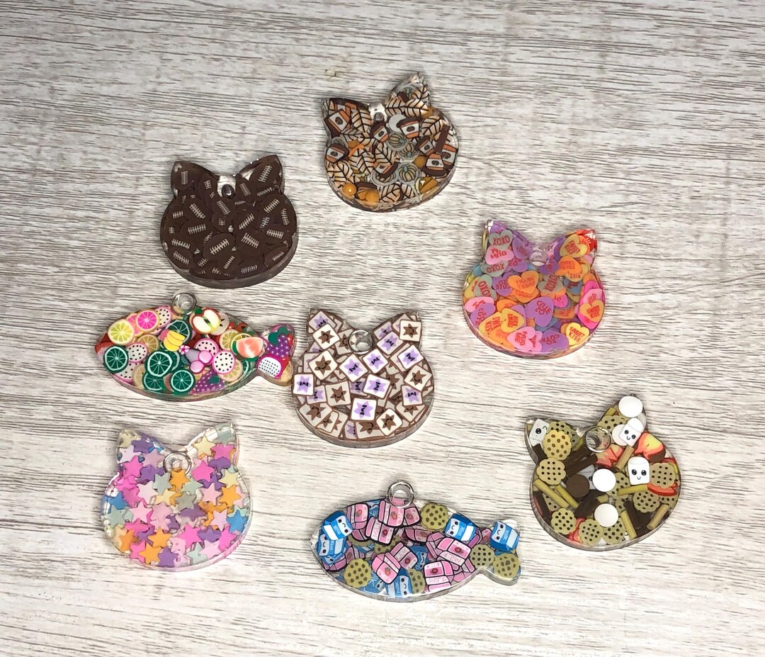 Custom Resin Pet Tag: Cat & Fish, Bone Shaped Dog Tag - Etsy