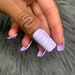 Purple Gator | Gel Press on Nails | Fall/winter Nail Art - Etsy
