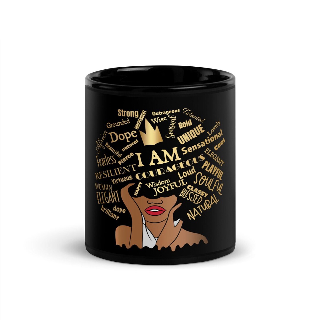 Melanin Mug Black Women Mug Black Girl Mug Gifts for - Etsy