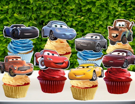 Cars Cupcake Design