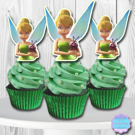 Tinkerbell Cupcake Toppers
