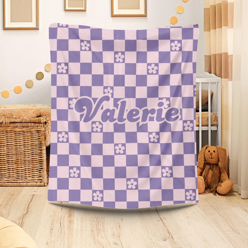 Girl Blanket With Name Tween Girl Gifts Custom Kids Blanket Gift for ...