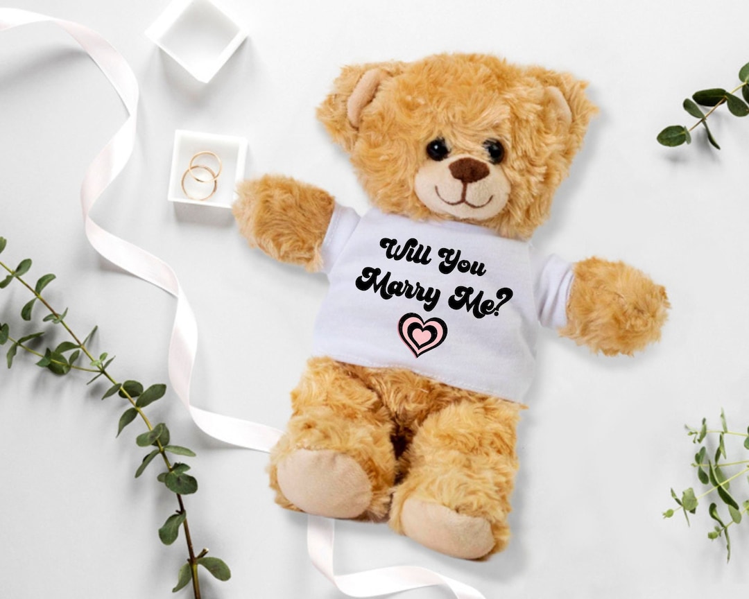Will You Marry Me Gifts Teddy Bear Proposal Ideas Unique Proposal Marry ...