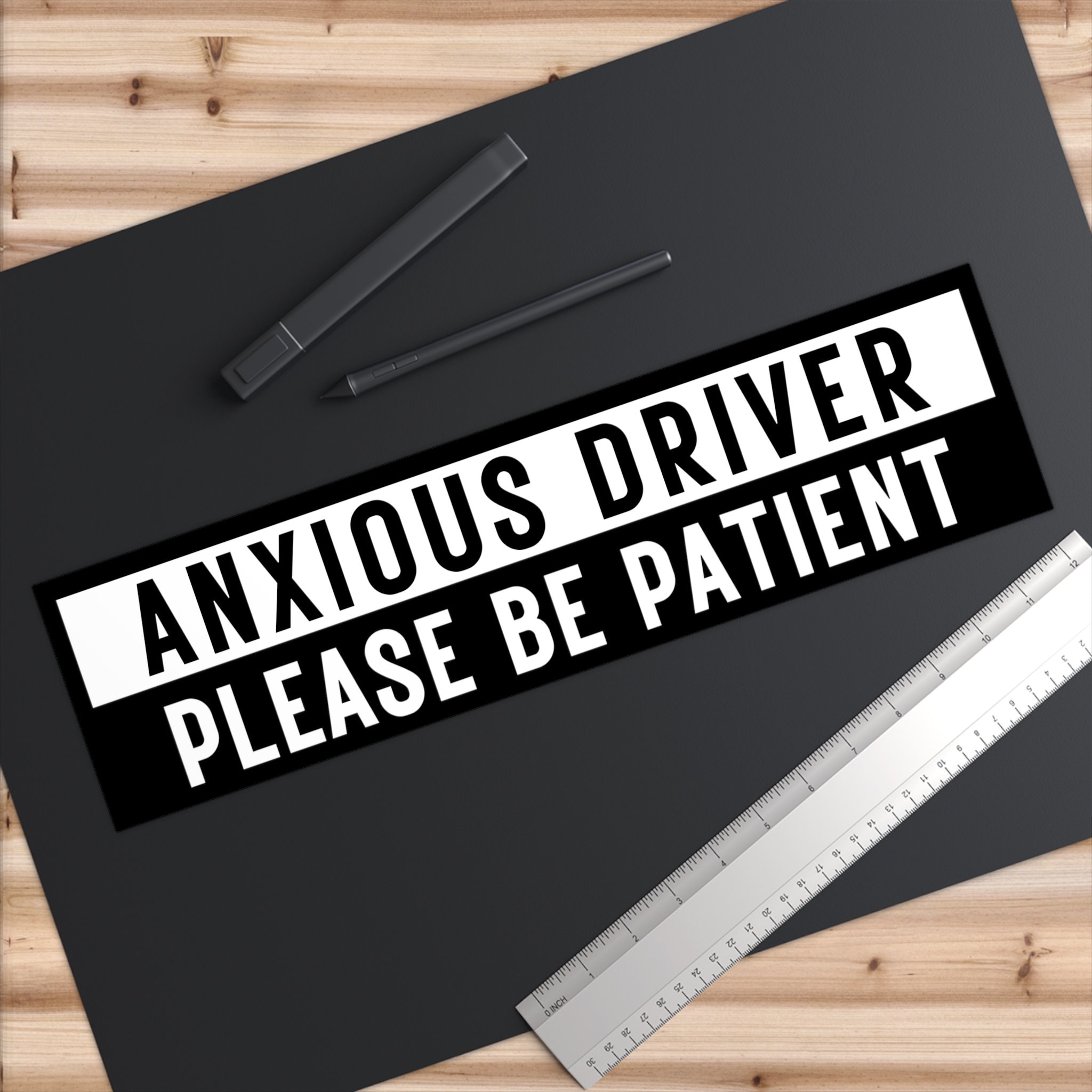 Funny New Driver Sticker Gift Bad Driver Anxious Driver Sticker 16 Year ...