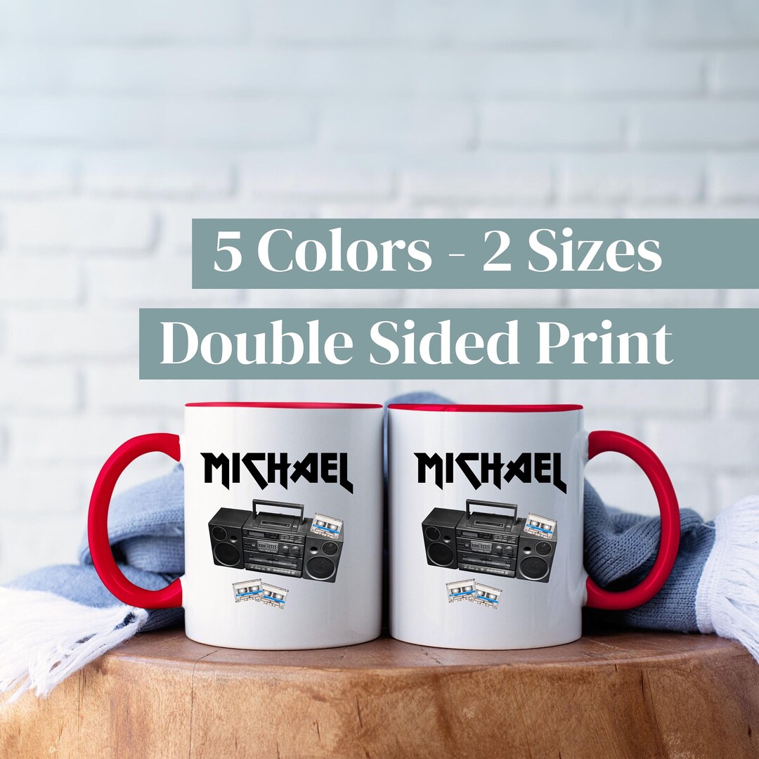 80s Throwback Retro Boombox Nostalgic Gift 1980s Coffee Mug Birthday ...