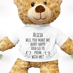 Personalized Promposal Teddy Bear 2024 Custom Prom Date Gift Idea for ...