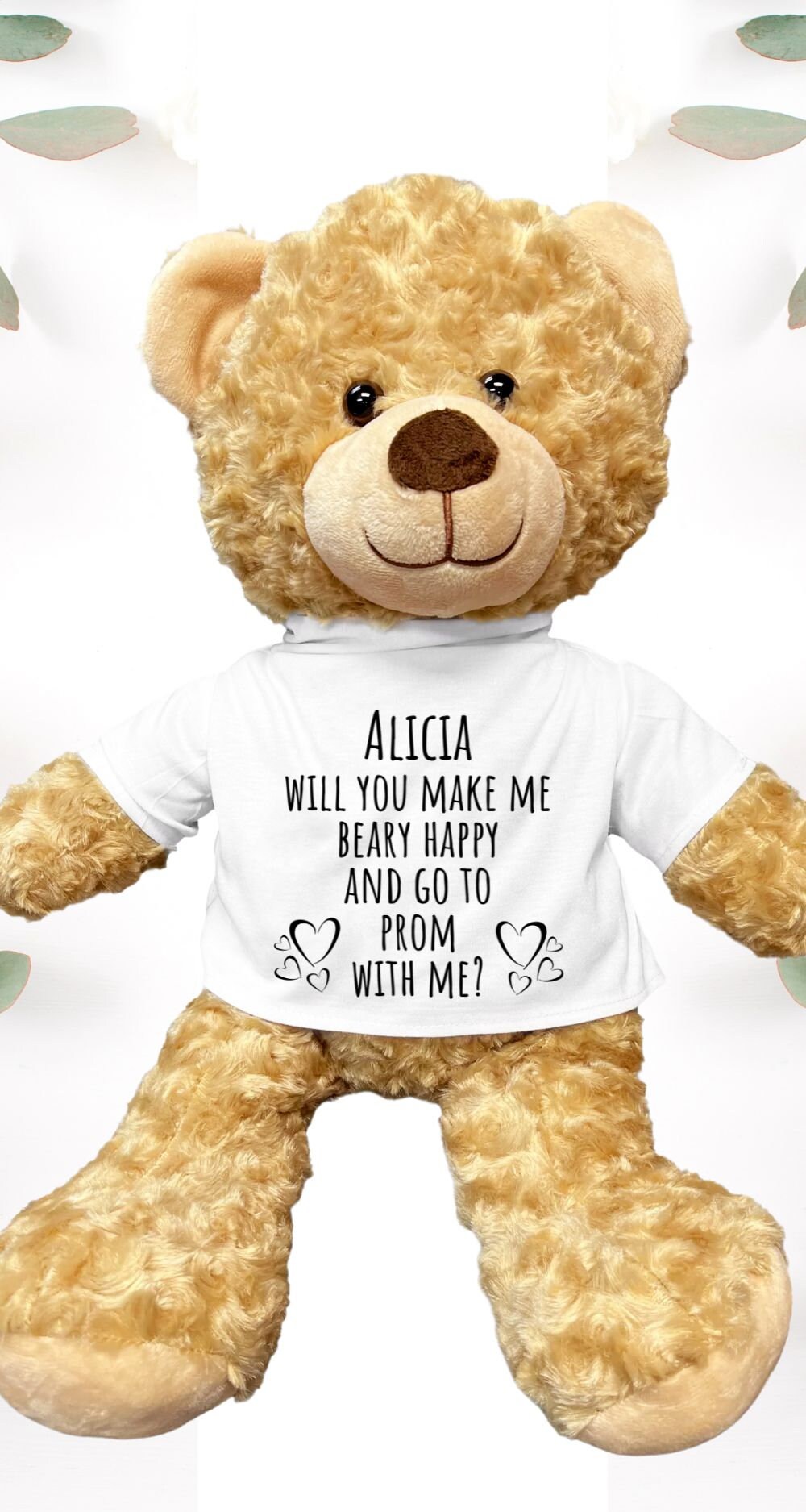Personalized Promposal Teddy Bear 2024 Custom Prom Date Gift Idea for ...