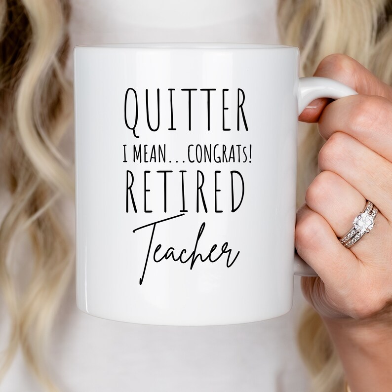 Personalized Teacher Retirement Gift for Women Teacher Funny Retired ...