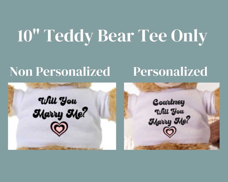 Will You Marry Me Gifts Teddy Bear Proposal Ideas Unique Proposal Marry ...