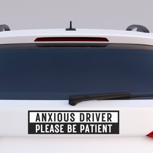 Funny New Driver Sticker Gift Bad Driver Anxious Driver Sticker 16 Year ...
