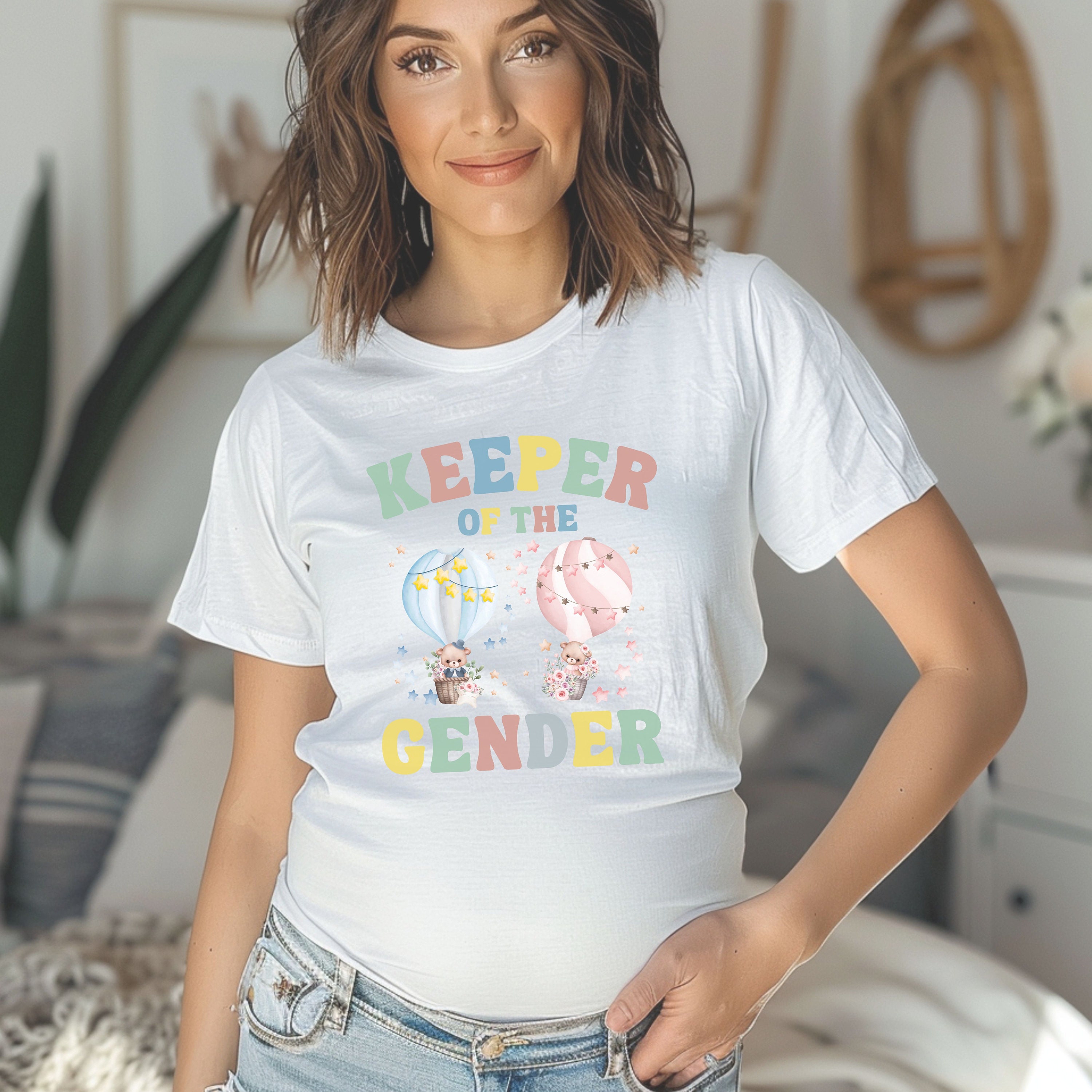 Teddy Bear Gender Reveal Ideas Hot Air Balloon Keeper of the Gender ...