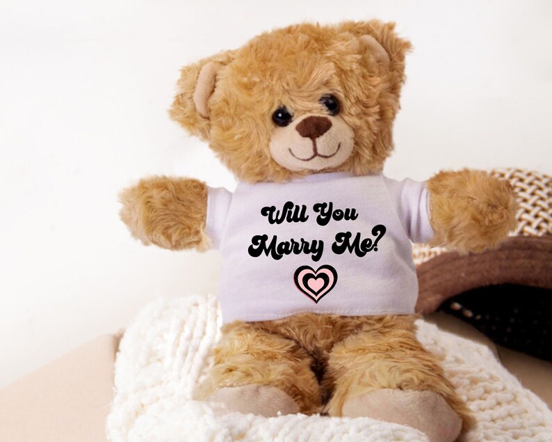 Will You Marry Me Gifts Teddy Bear Proposal Ideas Unique Proposal Marry ...