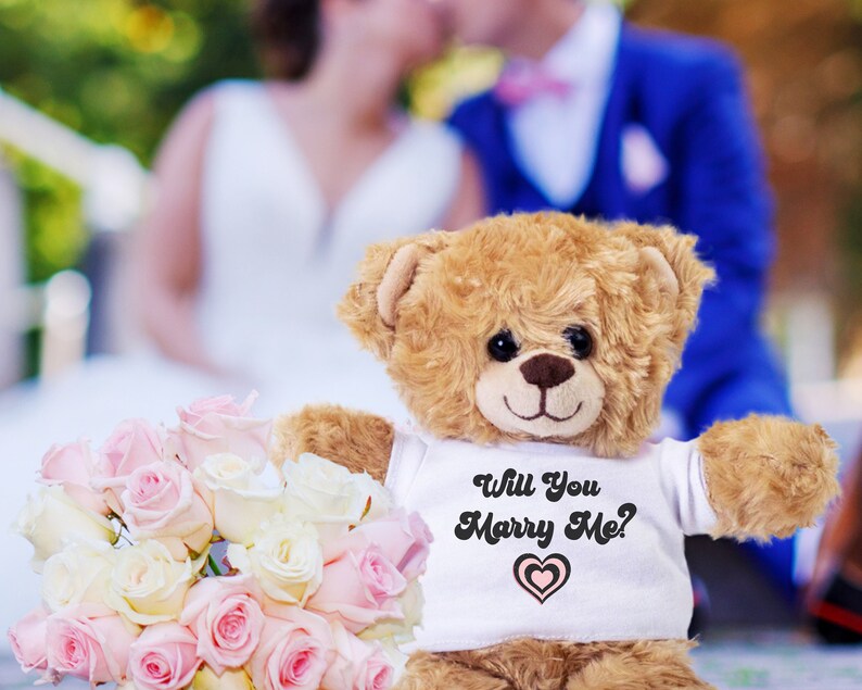 Will You Marry Me Gifts Teddy Bear Proposal Ideas Unique Proposal Marry ...