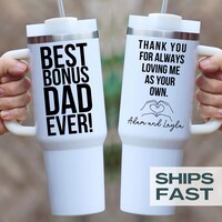 Gift for Bonus Dad, Personalized Bonus Dad Gift, Custom Bonus Dad Mug ...