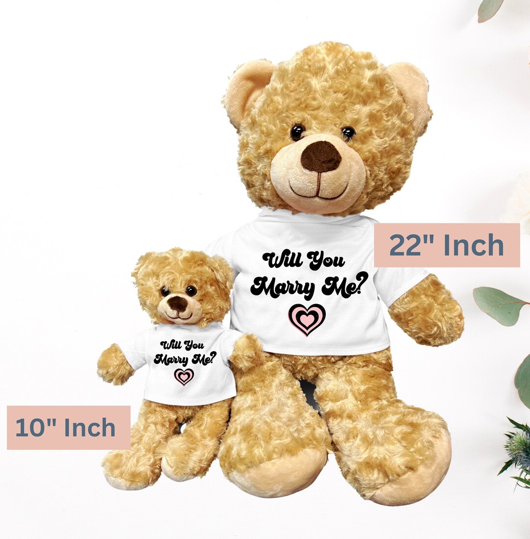 Will You Marry Me Gifts Teddy Bear Proposal Ideas Unique Proposal Marry ...