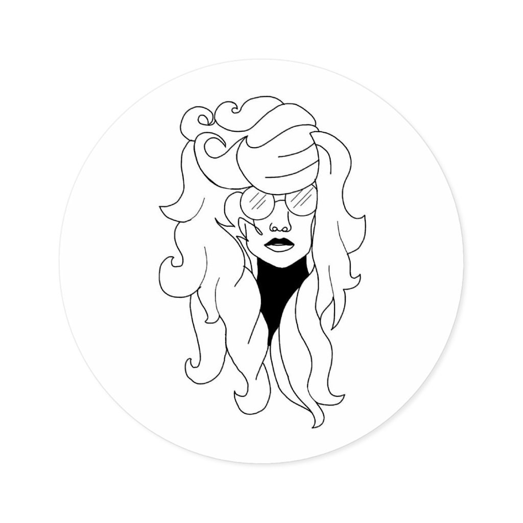 Too Cool Sticker Line Art - Etsy