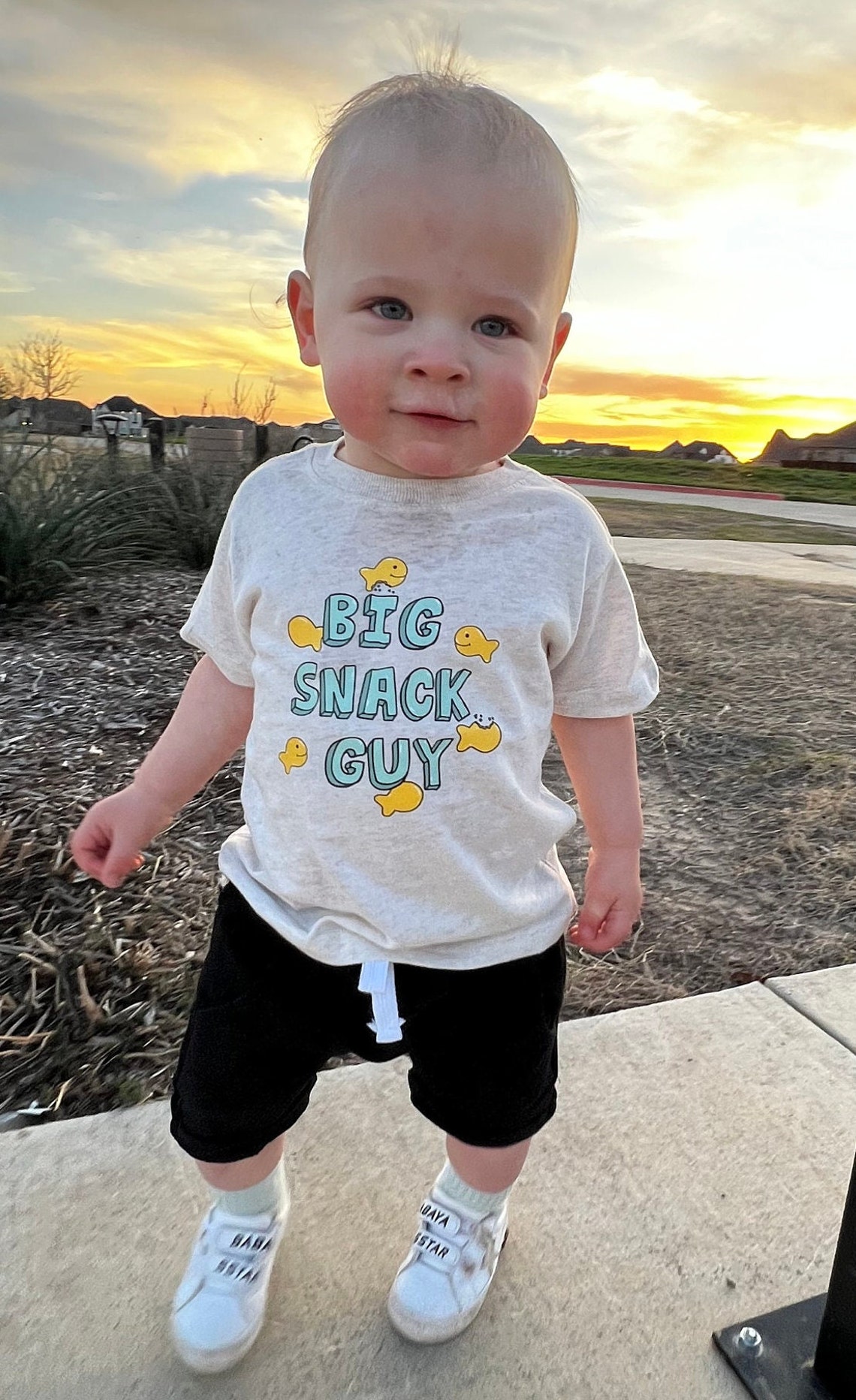 Big Snack Guy- Goldfish - Etsy