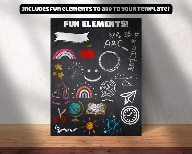 Editable Meet the Teacher Template, CHALKBOARD Theme - Etsy