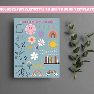 Editable Meet the Teacher Template, Rainbow Theme - Etsy