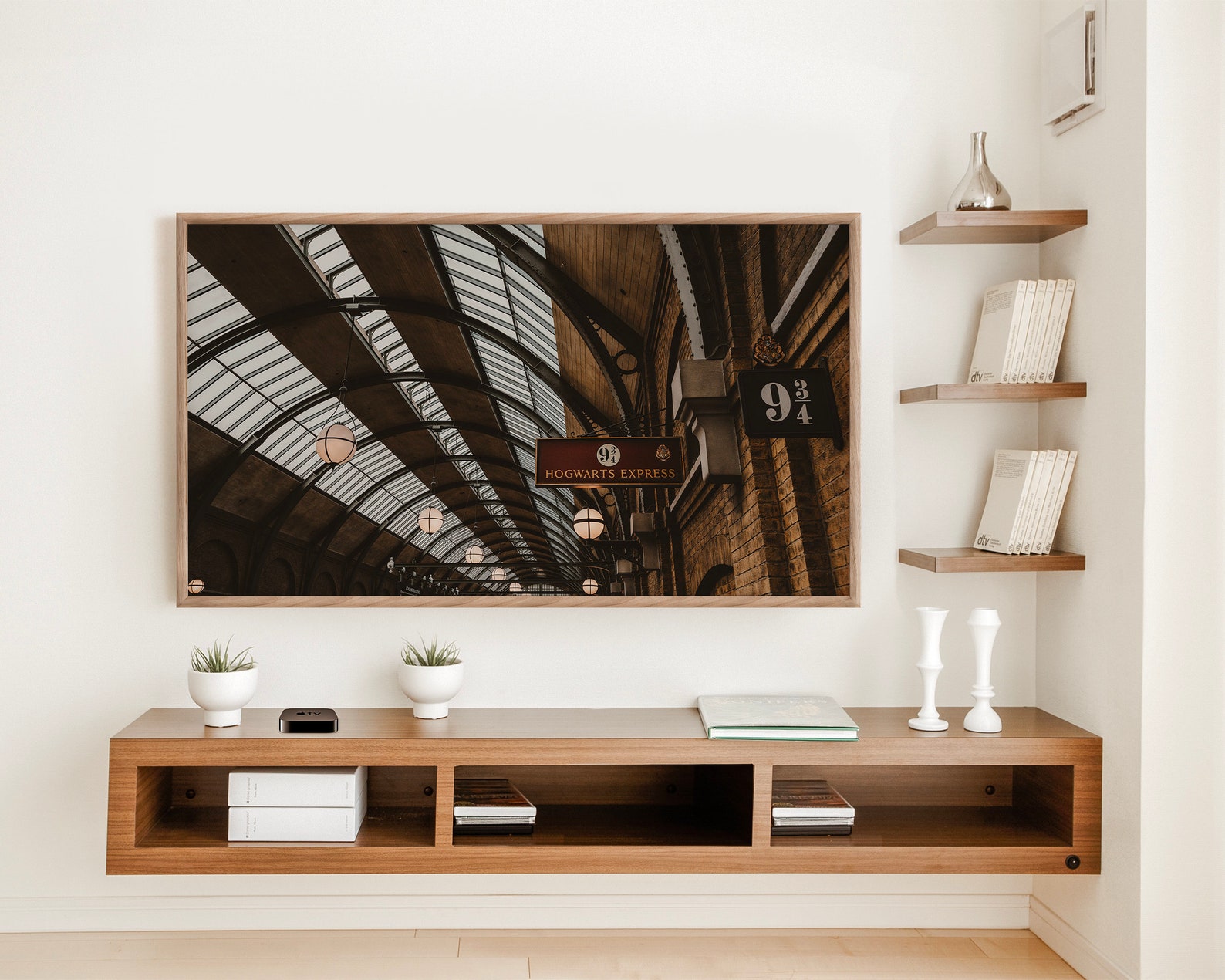 Samsung Frame TV Art Frame TV Art 4K Wizarding Train - Etsy