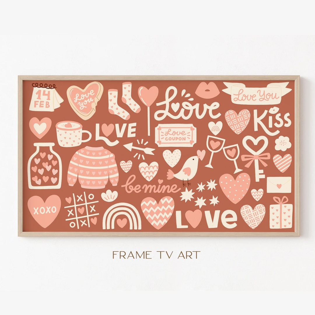 Frame TV Art Valentines Day Samsung Frame TV Art Frame TV Valentines ...