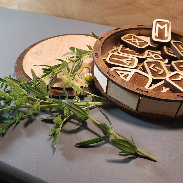 Viking Rune Set With Box - Etsy