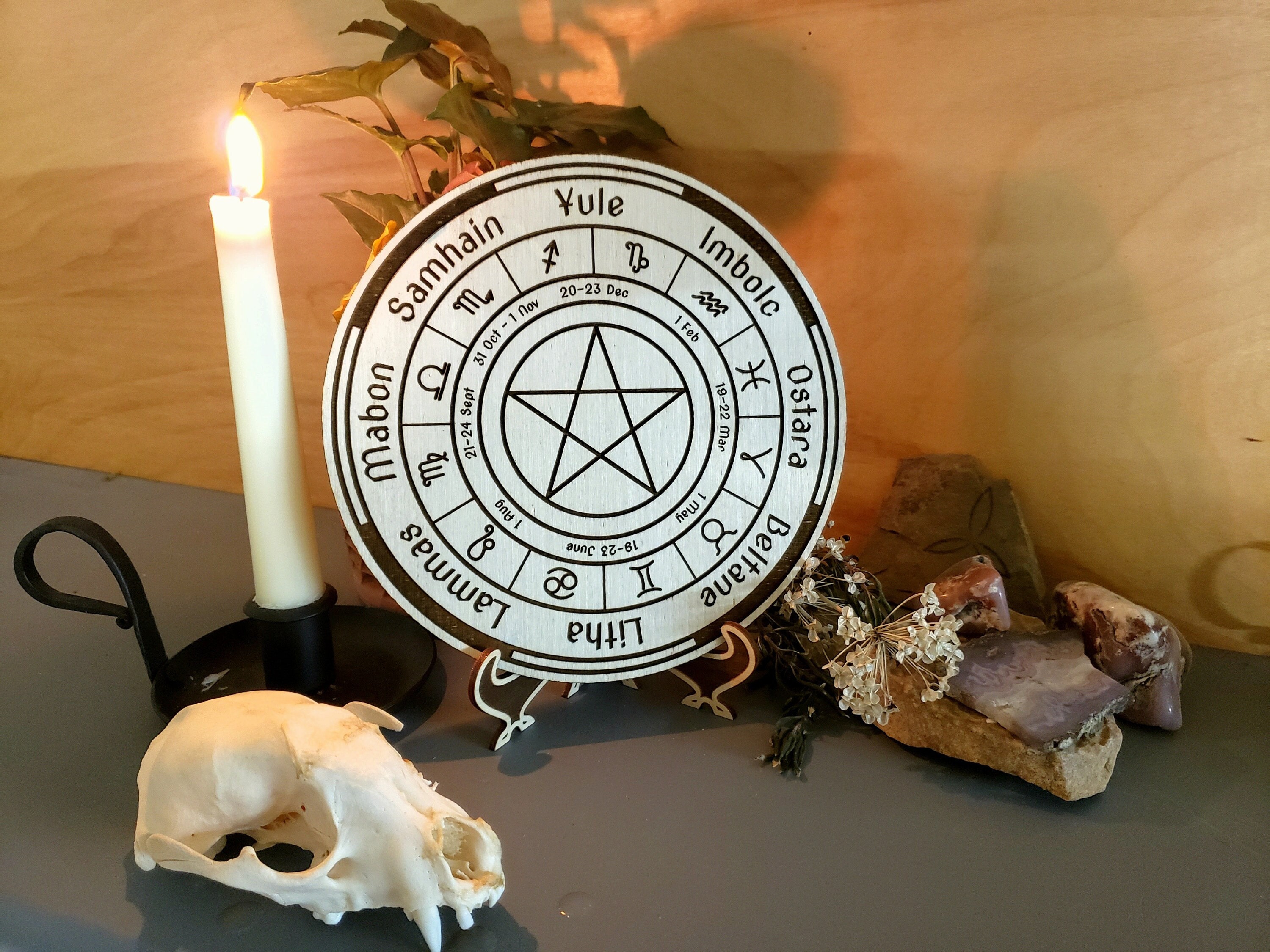 Wheel of the Year, Wicca Calendar. Sabbat. - Etsy Australia