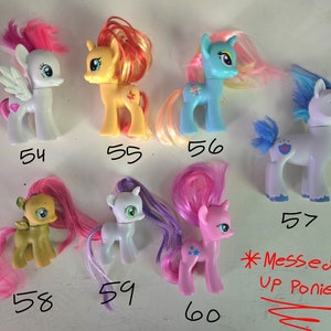 Authentic My Little Pony Figures! - Choose Your Own! - Mini Mlp, G4 ...