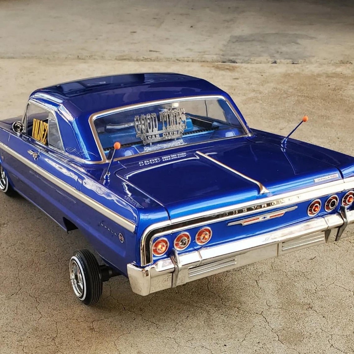 CUSTOM 1/10 Scale Redcat Jevries Rc Lowrider 64 Impala Window Plastic ...