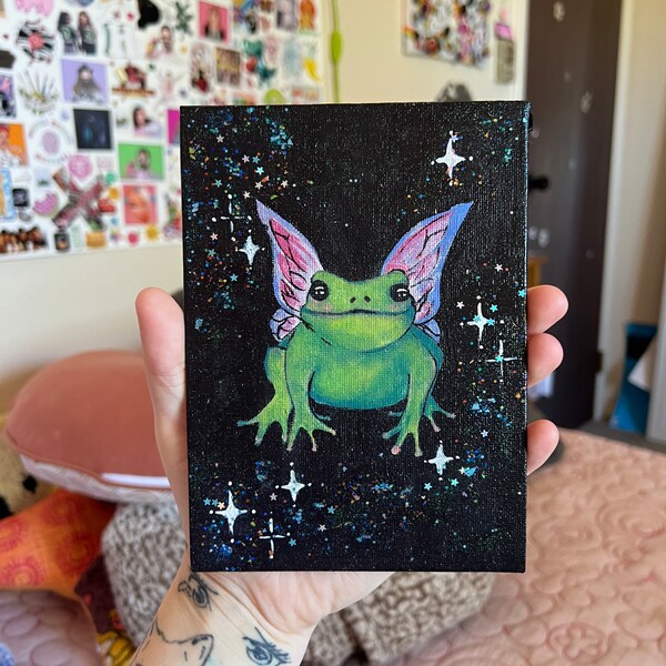 Acrylic Fairy Painting - Etsy