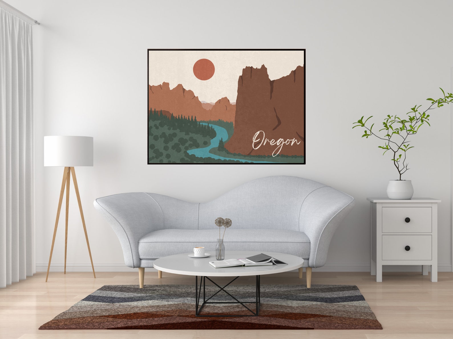 Smith Rock State Park Bend Oregon Abstract Wall Art, Central Oregon Art ...