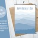 Printable Father's Day Card, Blue Ridge Mountain Card, Card for Dad ...