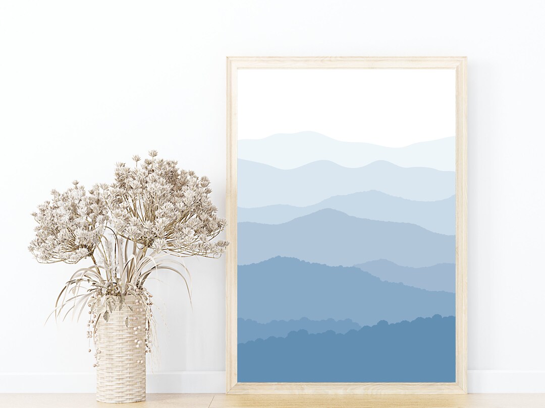 Blue Ridge Mountains Print, Blue Ridge Mountains Wall Art, Blue Ridge ...