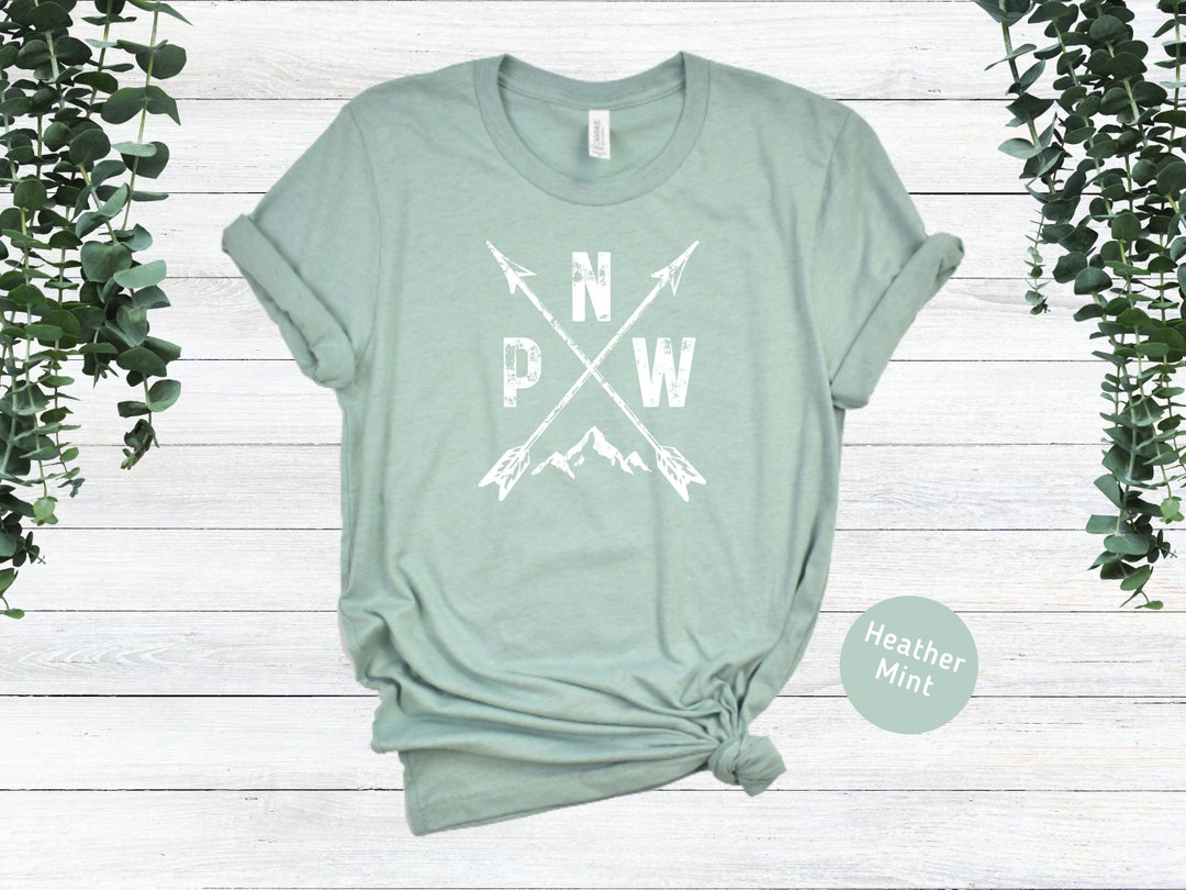 Pacific Northwest T Shirt, PNW Shirt, West Coast T Shirt, Pine Tree T ...