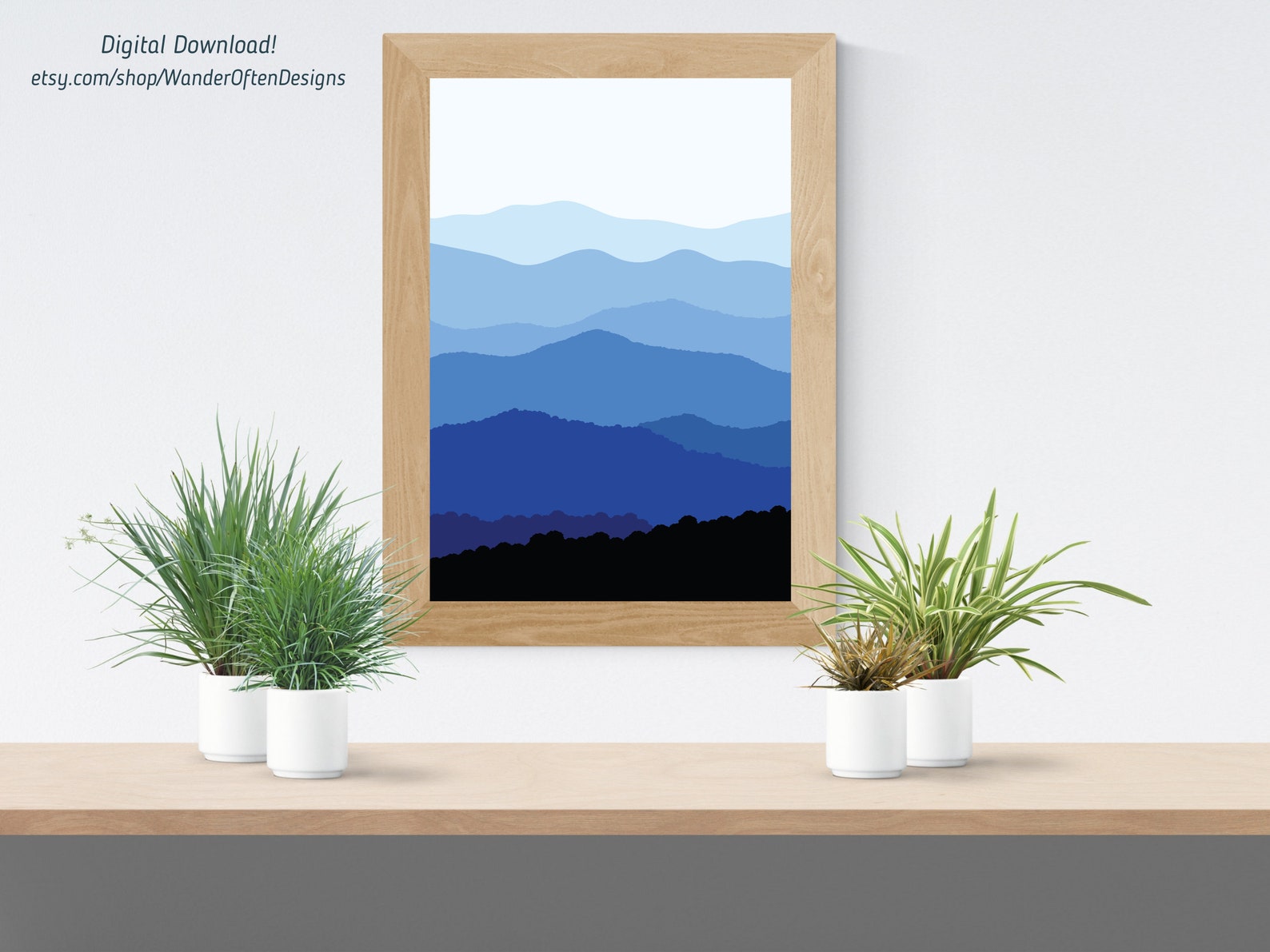 Blue Ridge Mountains Print, Blue Ridge Mountains Wall Art, Blue Ridge ...