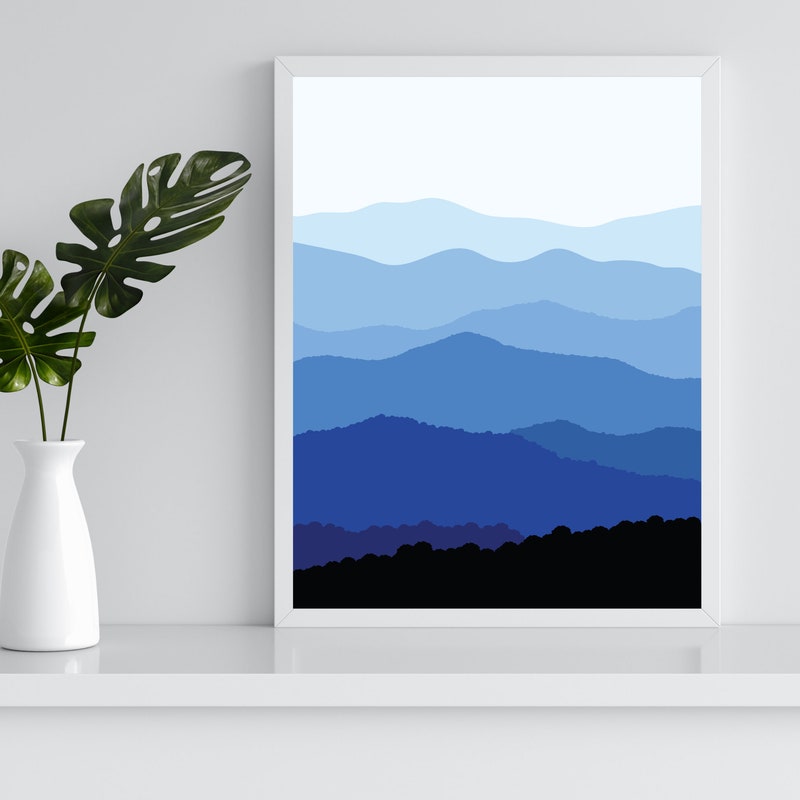 Mountain Poster - Etsy
