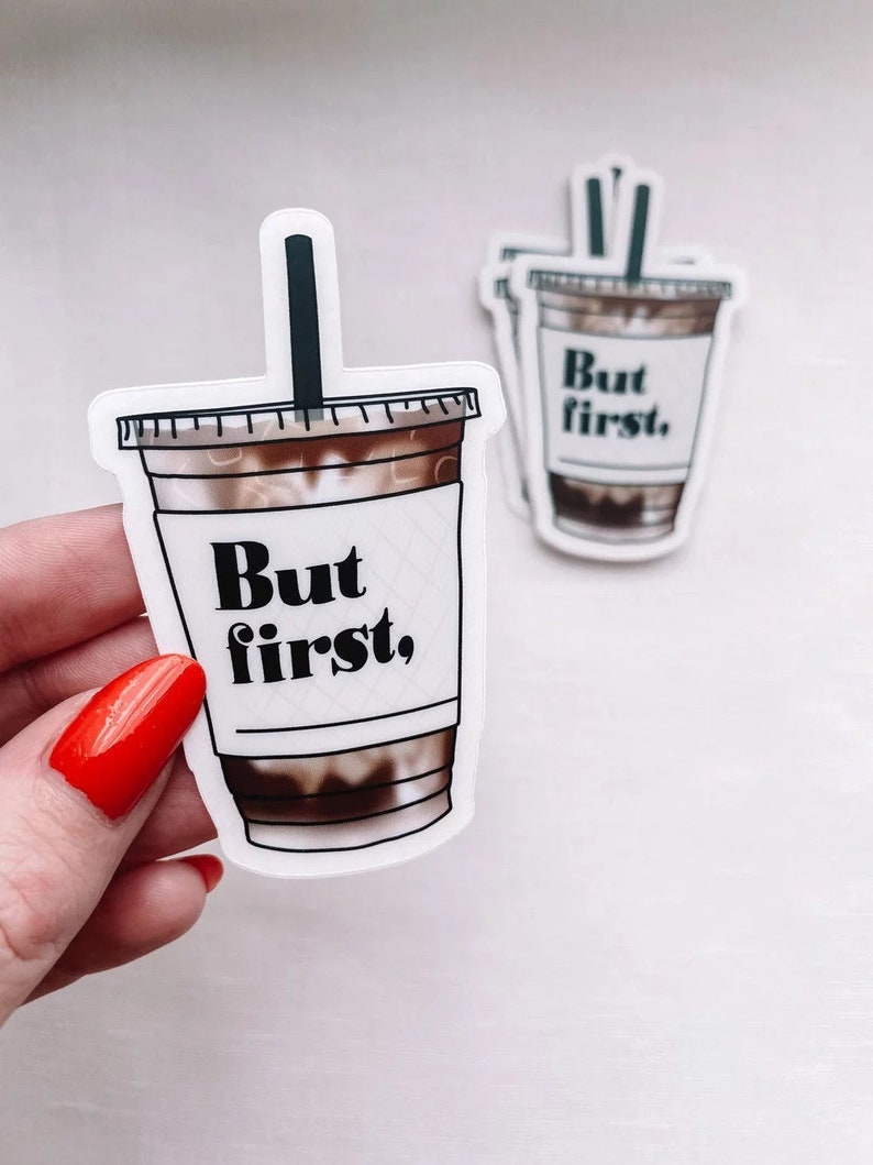 LA Iced Coffee Latte Sticker: Waterproof Die-cut Decal - Etsy