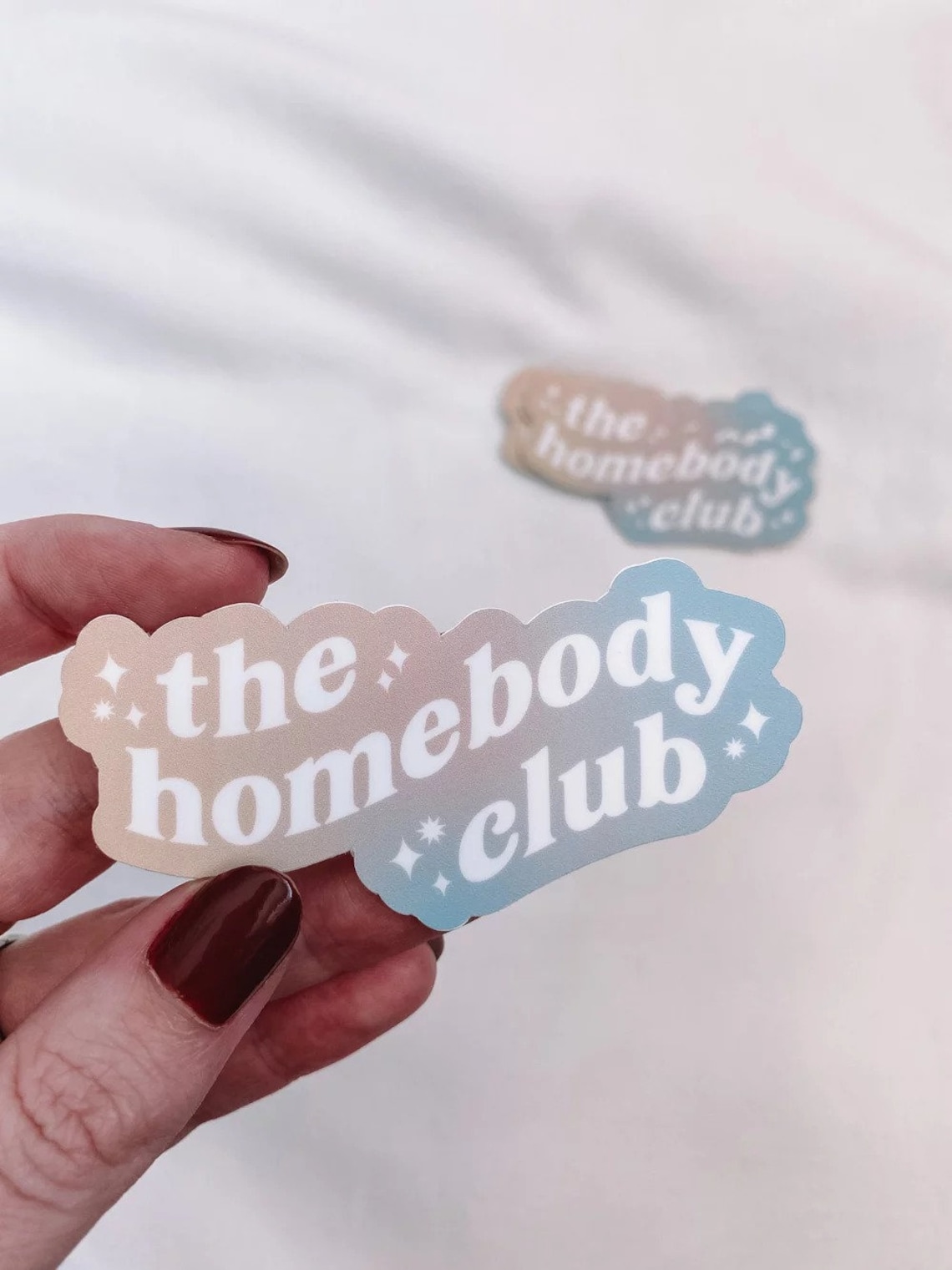 The Homebody Club Sticker Waterproof Sticker Die-cut Stickers Water ...
