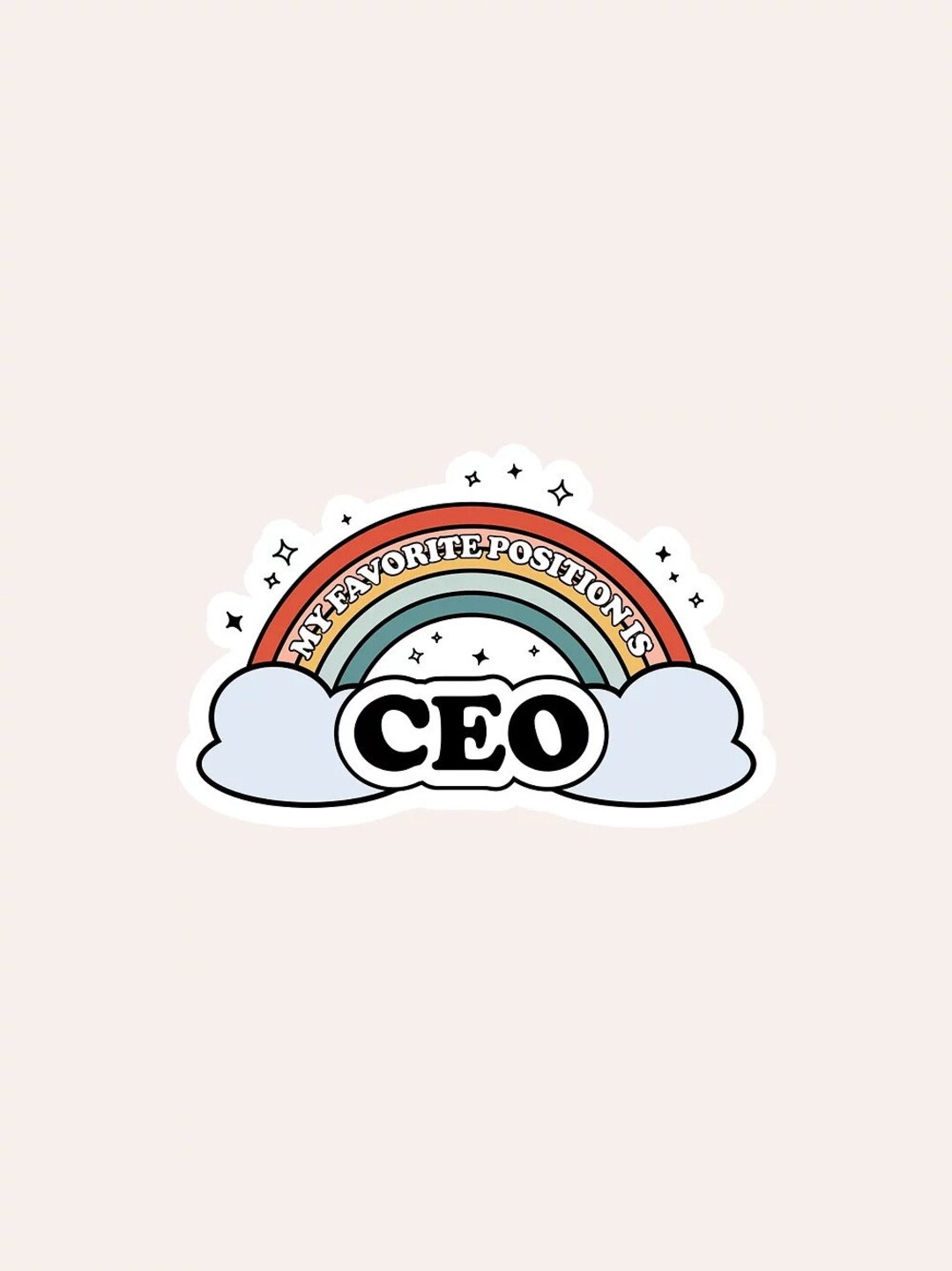 CEO Sticker | Waterproof Sticker | Die-cut Stickers | Water Bottle ...