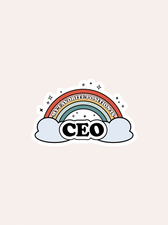CEO Sticker Waterproof Sticker Die-cut Stickers Water | Etsy