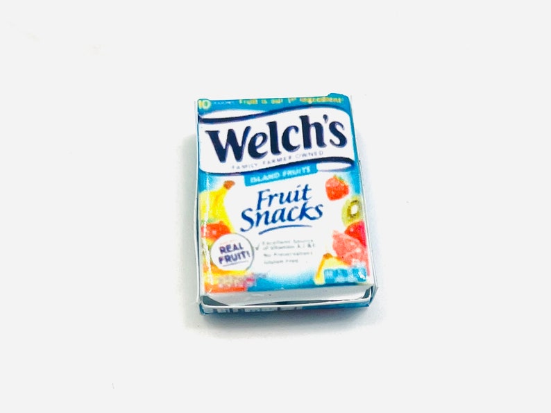 Miniature Variety Welch Snack Box Welch Snack for Dollhouse - Etsy