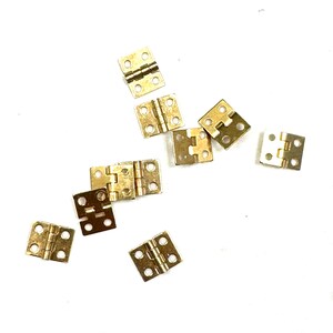 Miniature Metal Hinge, Dollhouse, Miniature Fittings for Dollhouse ...