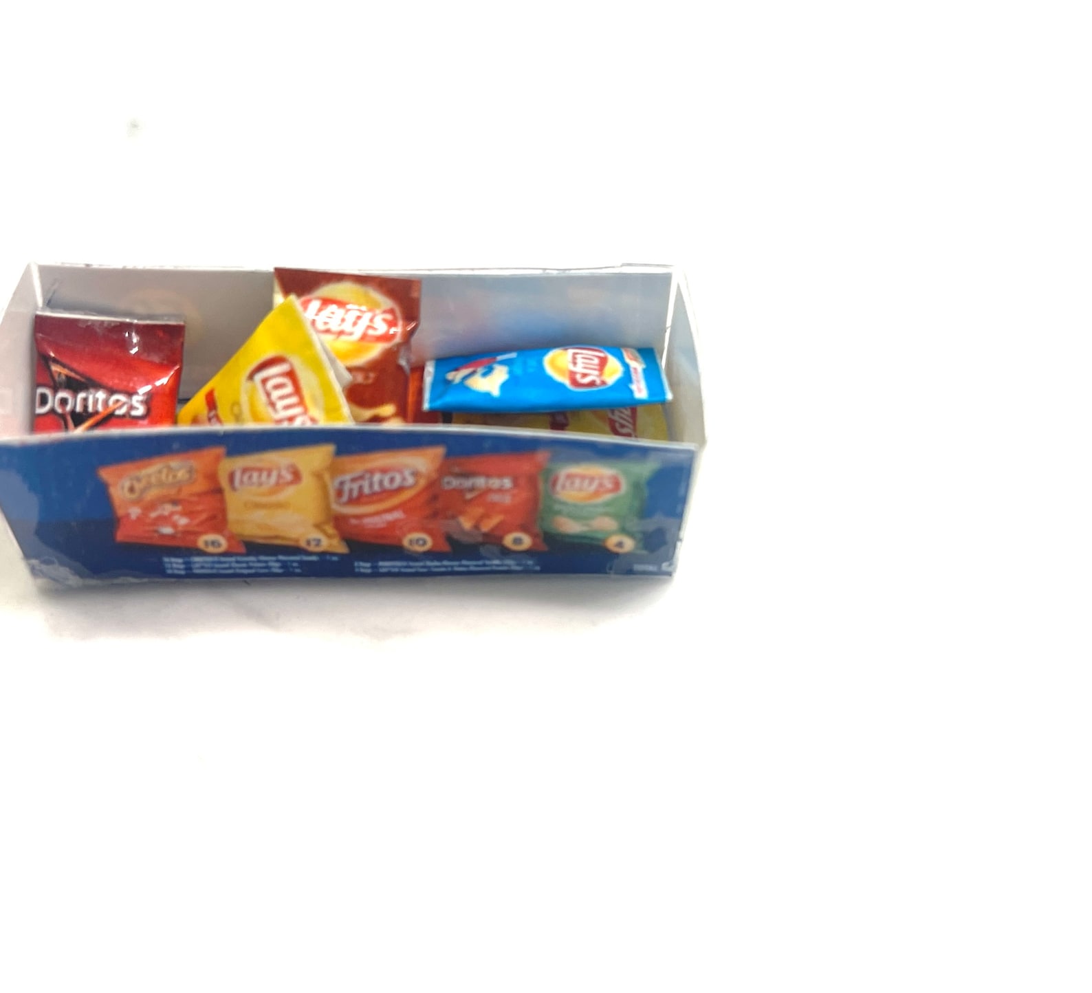 Miniature Variety Mix of Chips Box, Chips Snack for Dollhouse ...