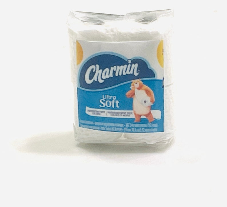 Miniature Toilet Paper Pack, Toilet Paper Dollhouse, Small Toilet Paper ...