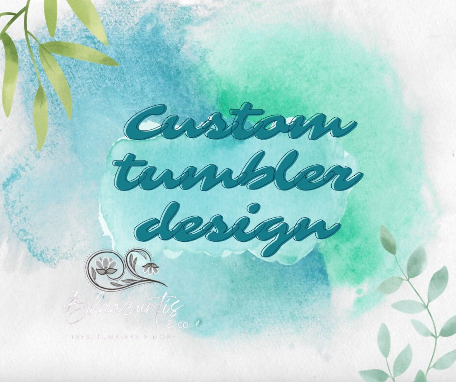 Custom Skinny Tumbler. Design and Tumbler. - Etsy